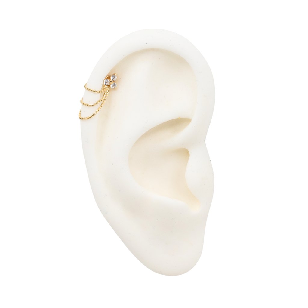 Shop Helix Piercing Jewelry | Helix Cartilage Earrings – The Curated Lobe