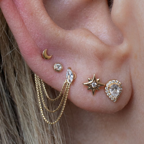 Shop Lobe Earrings | Lobe Piercing Jewelry – The Curated Lobe