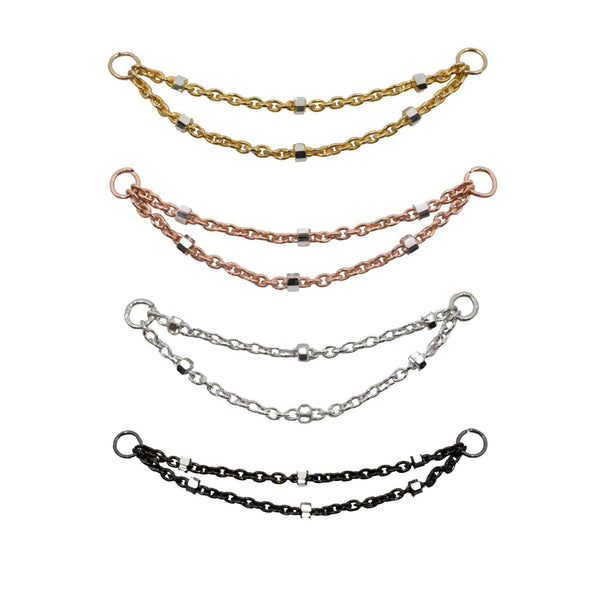 Shop Earring Chains and Connectors | Chain Ear Jackets – The Curated Lobe