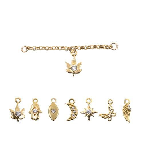 Shop Earring Chains and Connectors | Chain Ear Jackets – The Curated Lobe