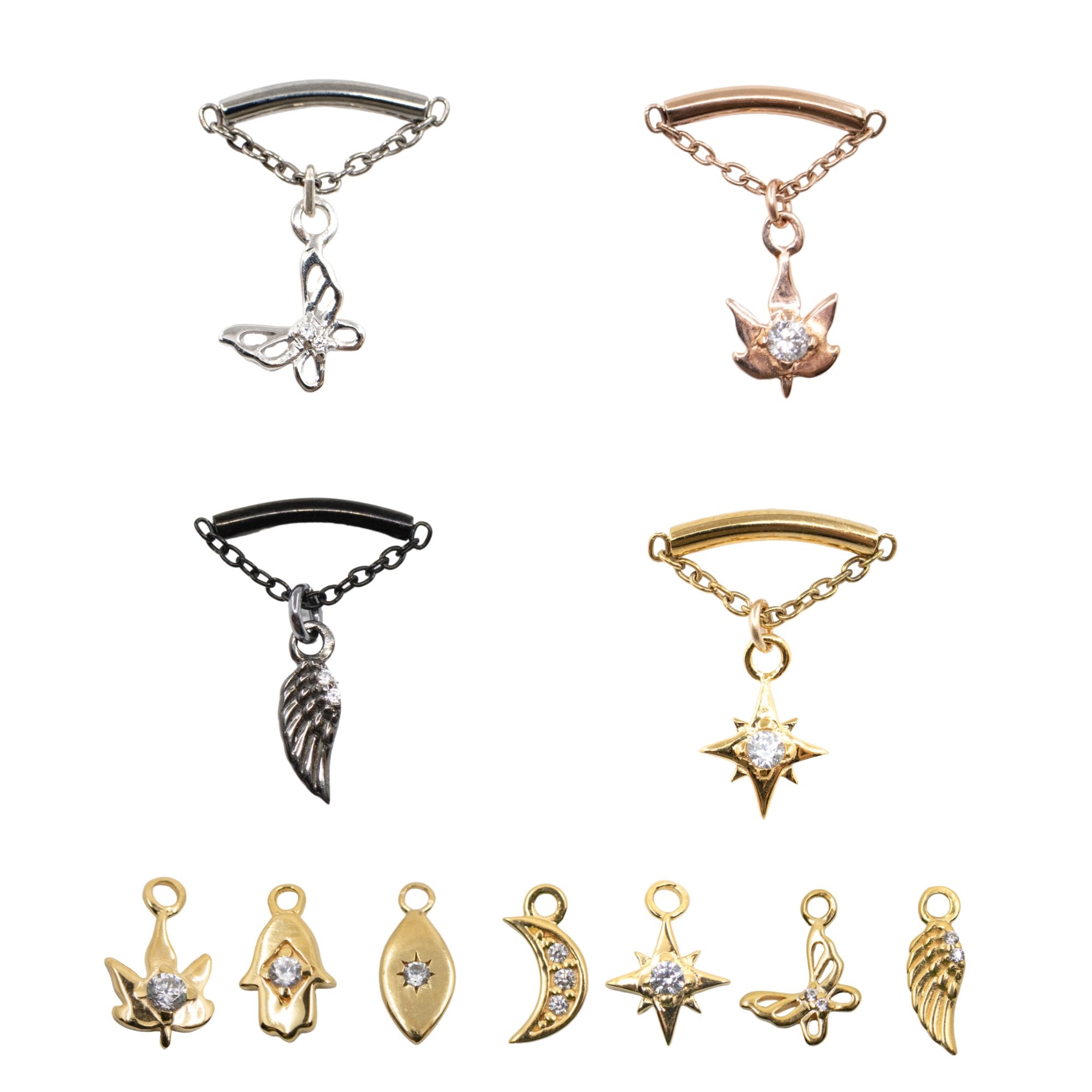 Charmed Floating Helix Top – The Curated Lobe