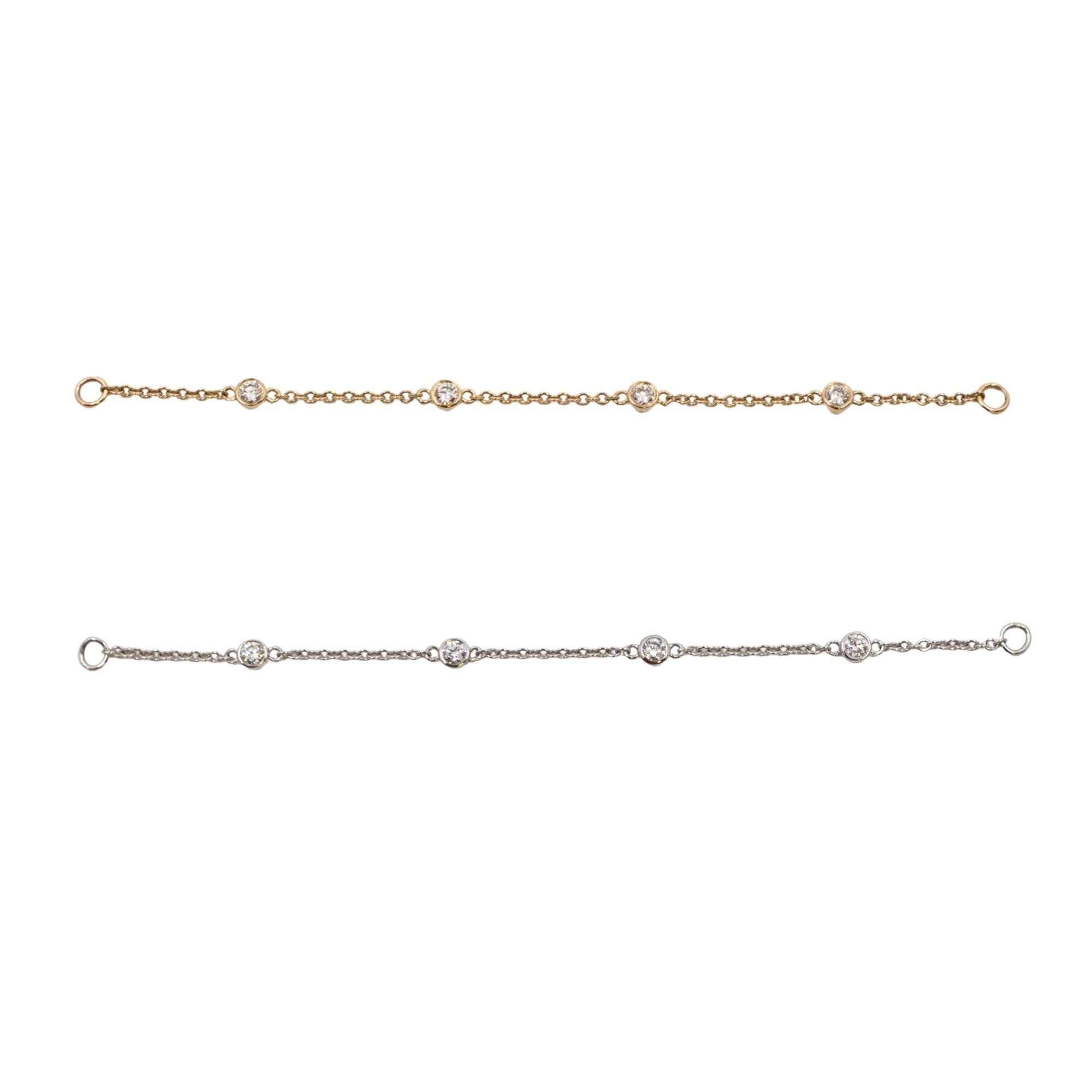Diamond & Gold Ear Chain - Industrial Piercing Chain – The Curated Lobe