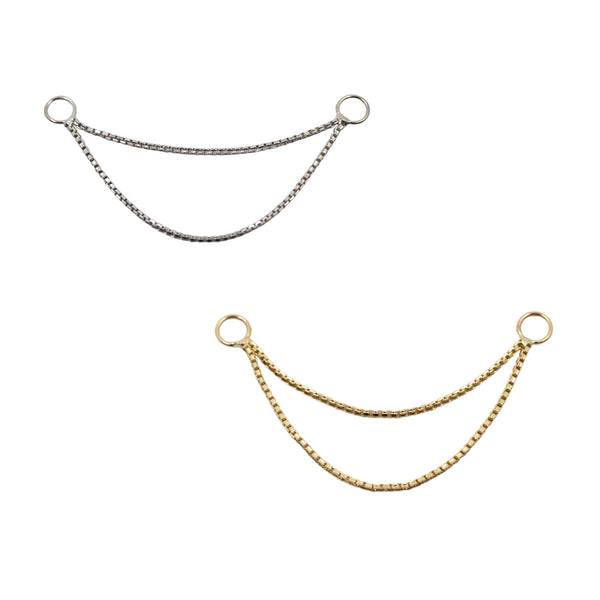 Shop Earring Chains and Connectors | Chain Ear Jackets – The Curated Lobe