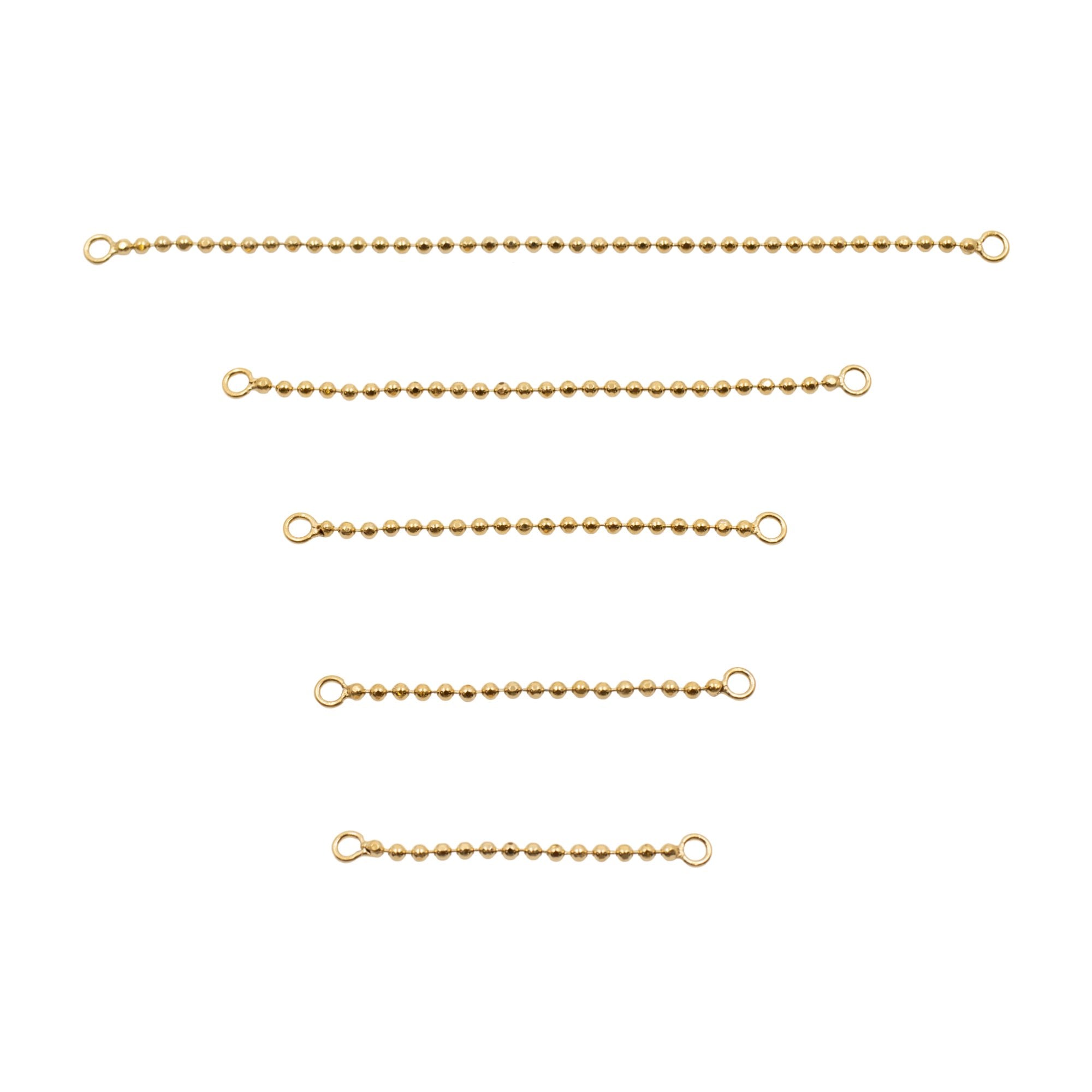 Gold Ball Chain Connector – The Curated Lobe