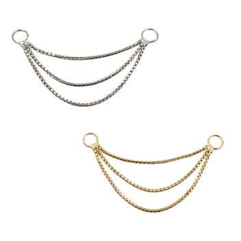 Shop Earring Chains and Connectors | Chain Ear Jackets – The Curated Lobe