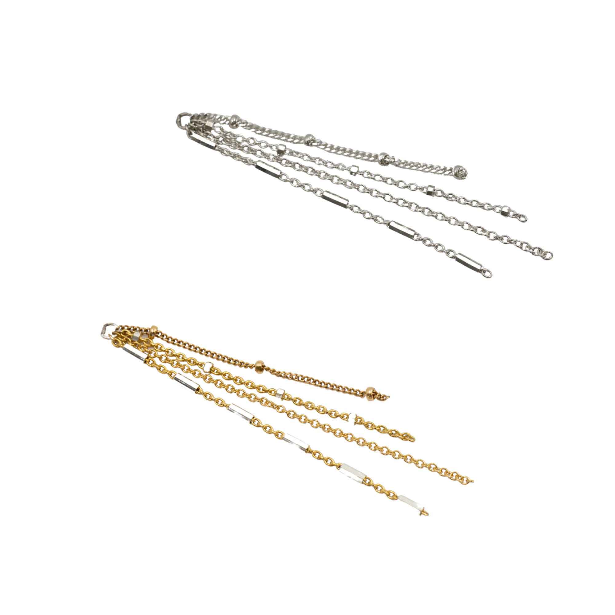 Quad Chain Tassel Charm – The Curated Lobe