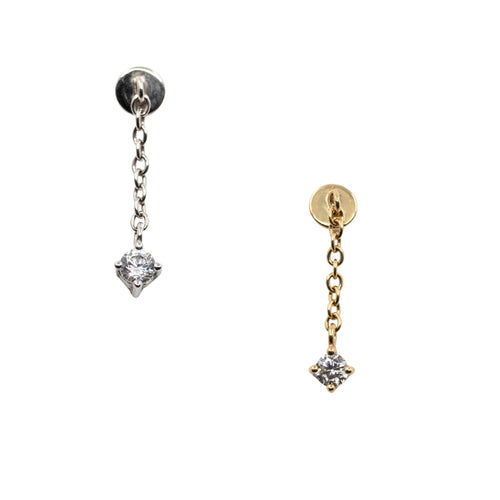 Shop Vertical Helix Jewelry | Helix Cartilage Earring – The Curated Lobe